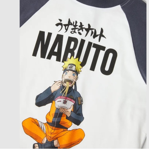 Zara | Shirts & Tops | New Raglan Naruto Shippuden Tshirt | Poshmark